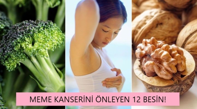 Meme Kanseri Riskini Azaltan Besinler! 12 Kanser Savar Yiyecek - Bilgi ...